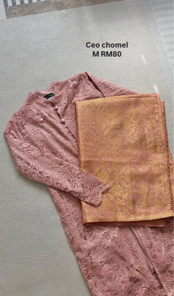 BAJU KURUNG/RAYA CEO CHOMEL, Women's Fashion, Muslimah Fashion, Baju ...