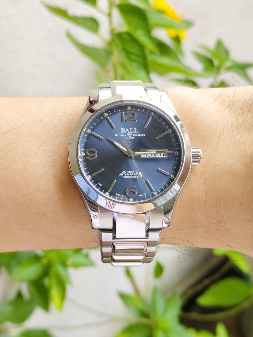 Ball Engineer III Sunbrust Blue Men 40mm Full Set Mint Condition Watch ...