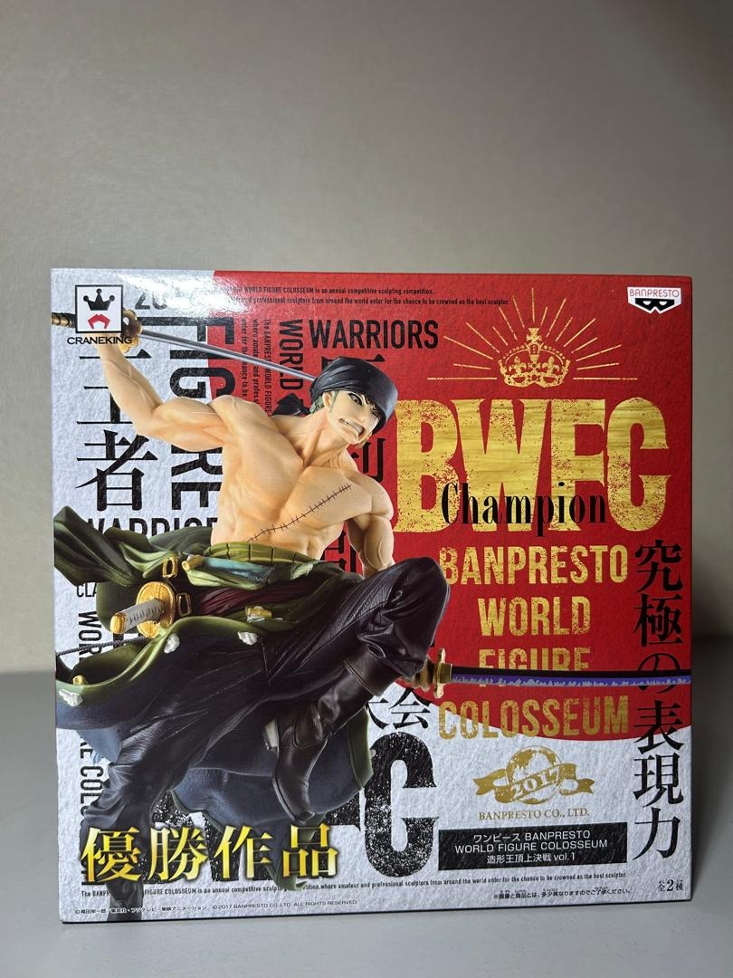 Bandai Banpresto One Piece Champion Roronoa Zoro, Hobbies & Toys ...
