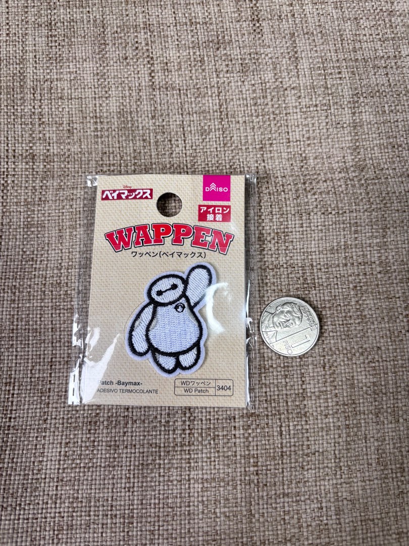 Baymax wappen/ patch, Hobbies & Toys, Memorabilia & Collectibles, Fan ...