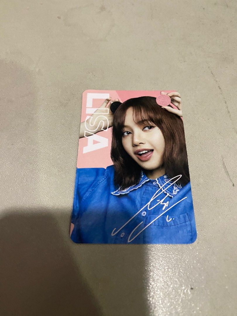 BLACKPINK LISA Oreo card, Hobbies & Toys, Collectibles & Memorabilia, K ...