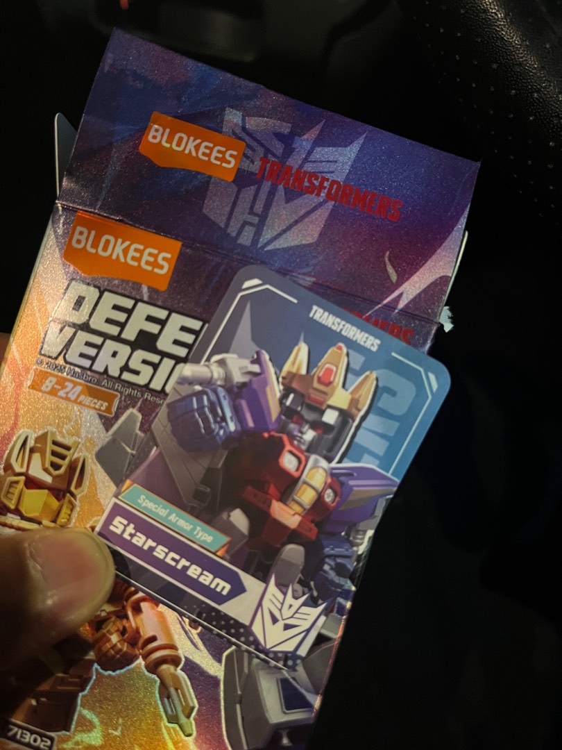 Blokees Transformers Galaxy Defender Super secret SS starscream ...
