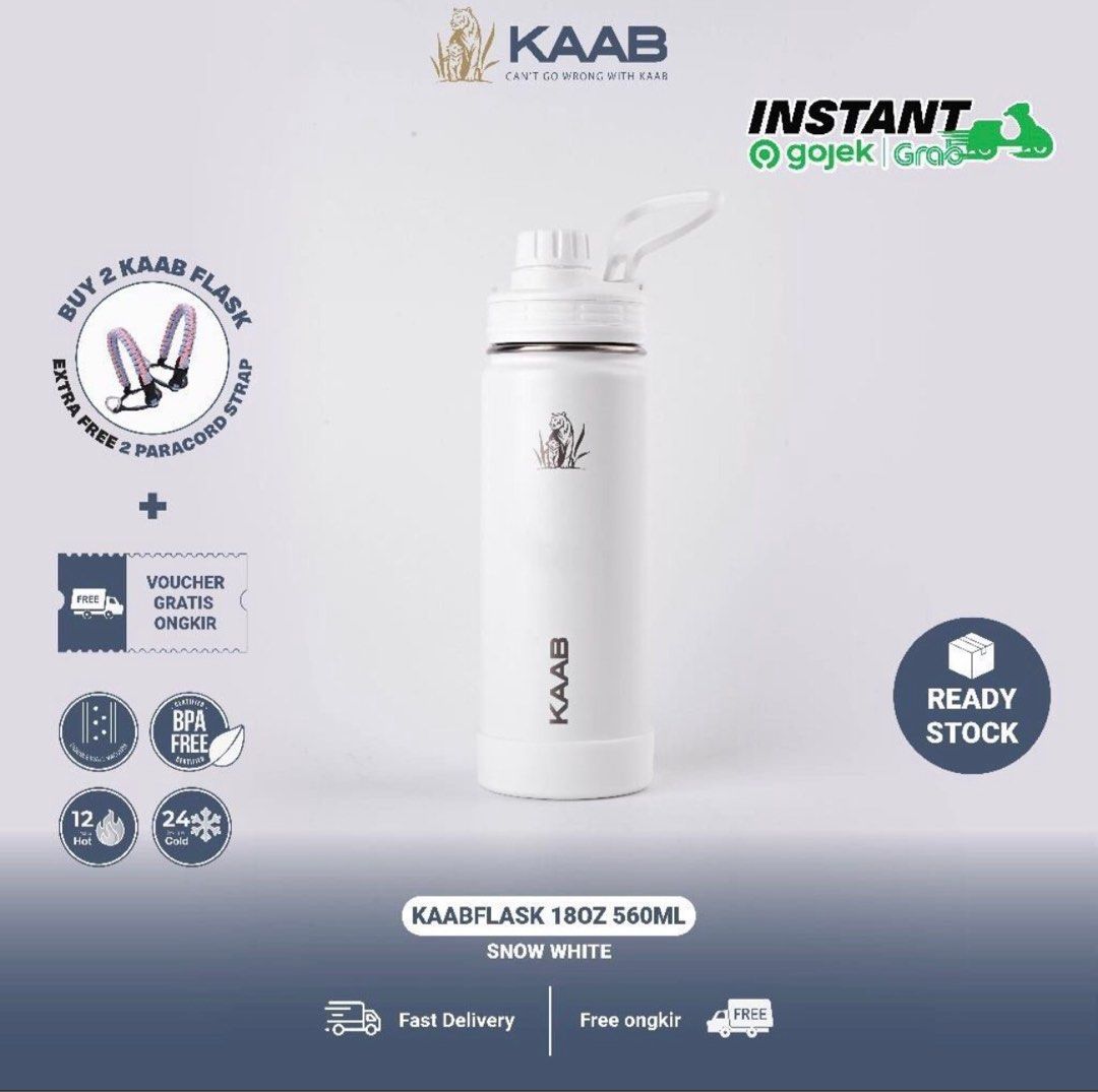 Botol Tumblr Kaab 540 ml baru stainless steel stanley corkcicle owala ...