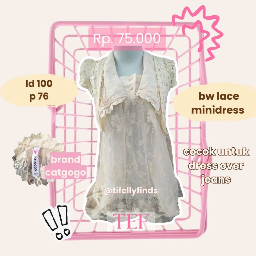 broken white lace minidress dress top miklmaid fairycore coquette ...
