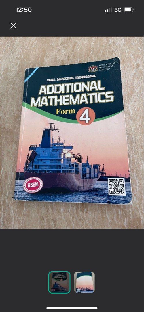 buku teks addmath form 4 + percuma nota cheat sheet, Hobbies & Toys ...