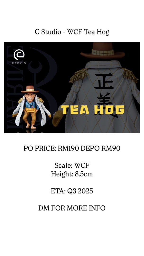 C Studio - WCF Tea Hog, Hobbies & Toys, Toys & Games on Carousell