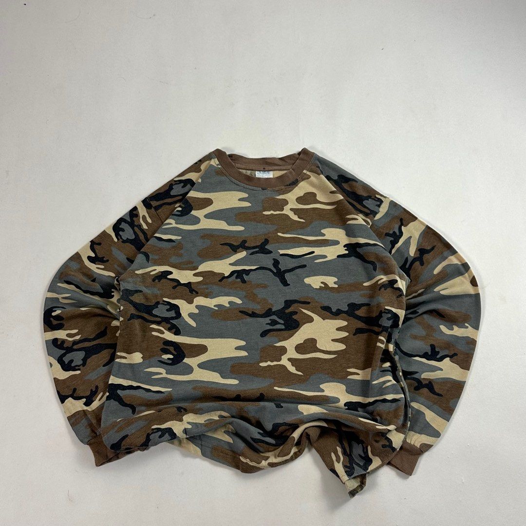 CAMO LONGSLEEVE Y2K like sohk fubu jnco y2k dime southpole realtree ...