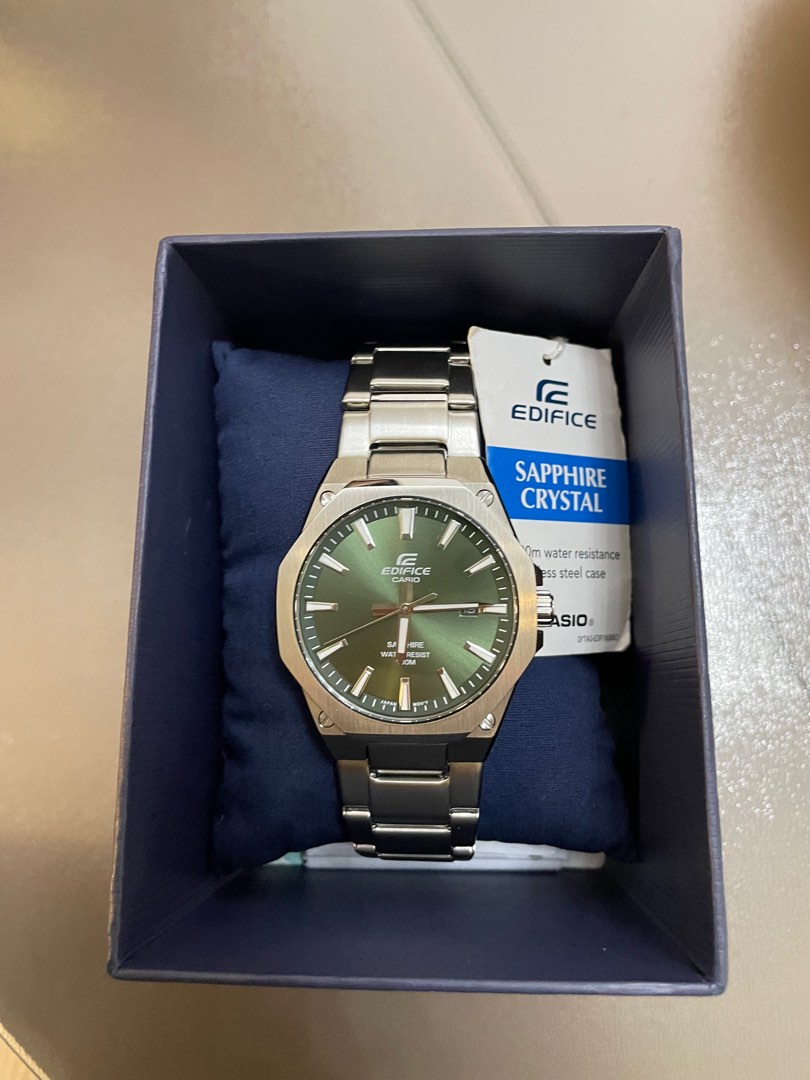 Casio Edifice EFR-S108D-3AV, 名牌, 手錶 - Carousell