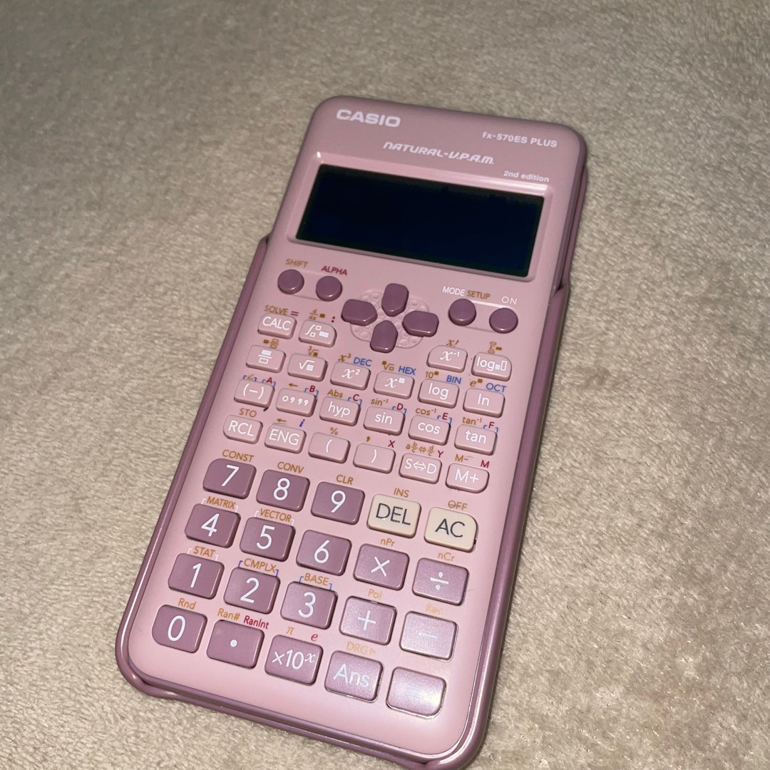 Casio Fx-570ES PLUS (Pink), Hobbies & Toys, Stationary & Craft ...