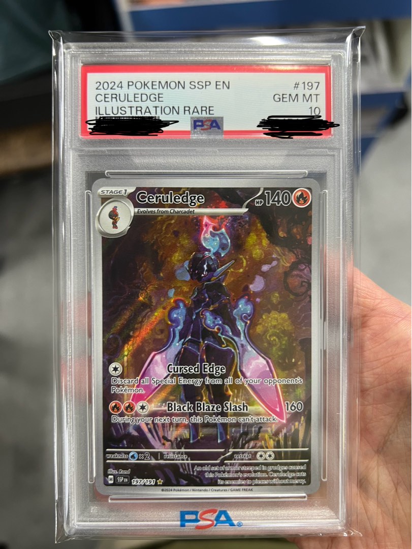Ceruledge IR PSA 10 Pokemon Surging Sparks (English), Hobbies & Toys ...