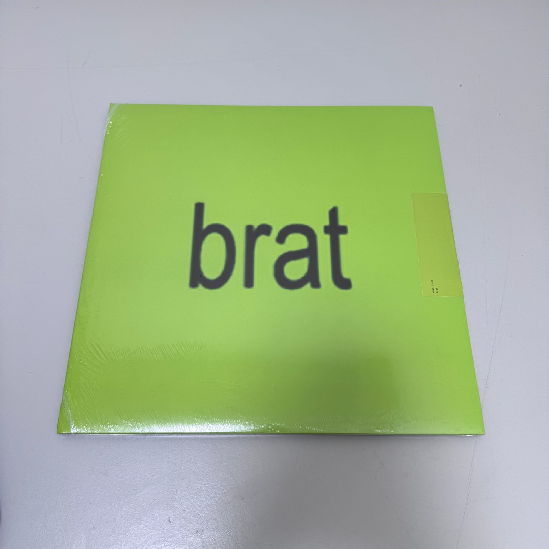 Charli Xcx - Brat LP Vinyl Translucent Black, Hobbies & Toys, Music ...