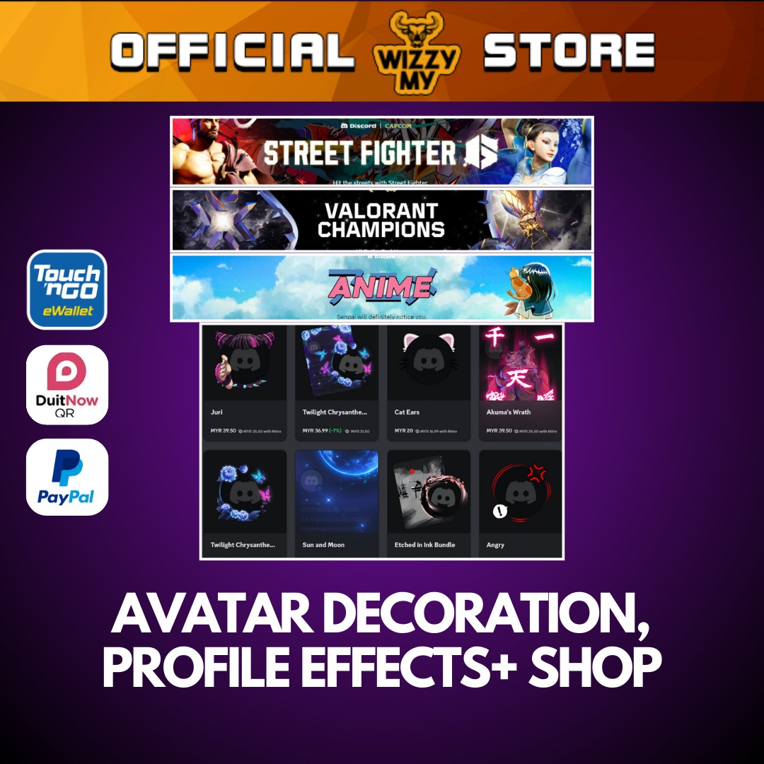 Cheapest Discord Avatar Decorations & Profile Effects, Video Gaming ...