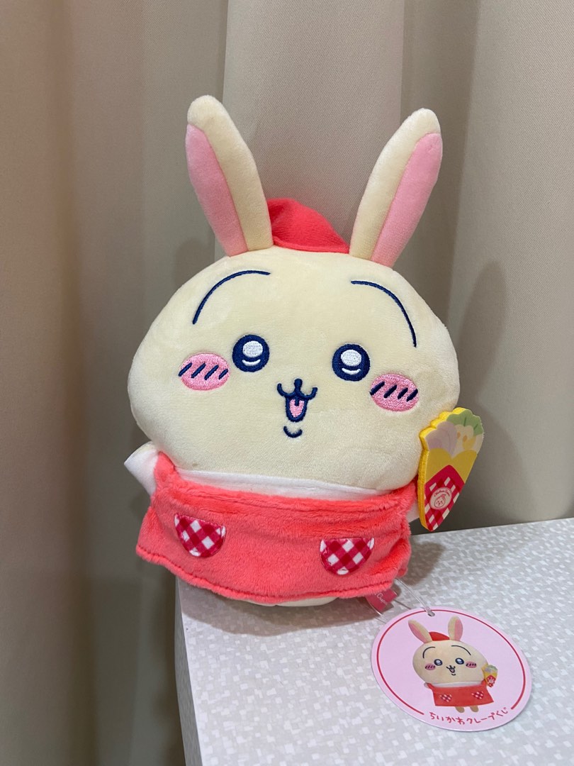 Chiikawa Usagi Crepe Plush, Hobbies & Toys, Toys & Games on Carousell