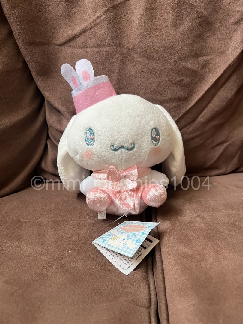 Cinnamoroll Bunny Eared Pink Sailor mascot plush, Hobbies & Toys, Toys ...