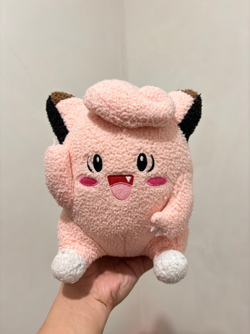 Pokemon Clefairy Plushie, Hobbies & Toys, Toys & Games on Carousell