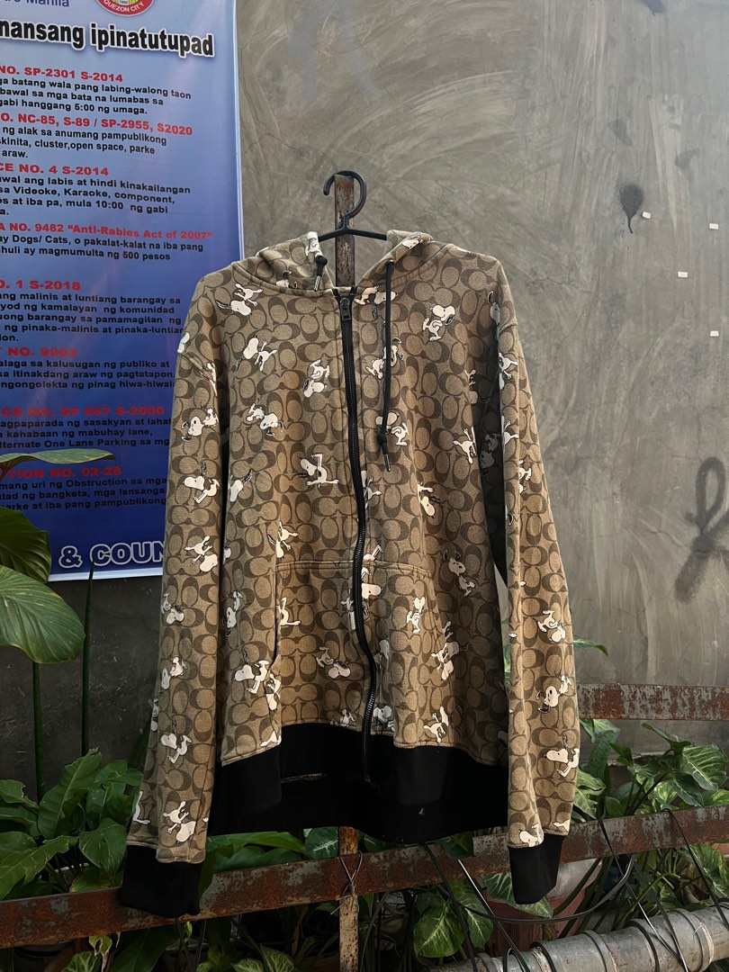 COACH x PEANUTS HOODIE, Men's Fashion, Coats, Jackets and Outerwear on ...