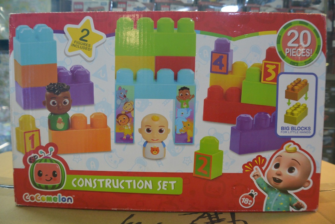 Cocomelon Construction set, 兒童＆孕婦用品, 嬰兒玩具 - Carousell
