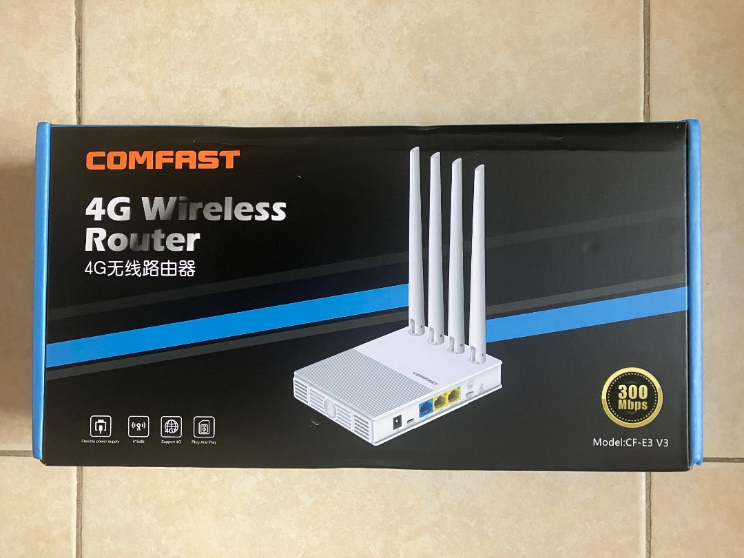 COMFAST 4G LTE Wireless Router SIM Card, Computers & Tech, Parts ...