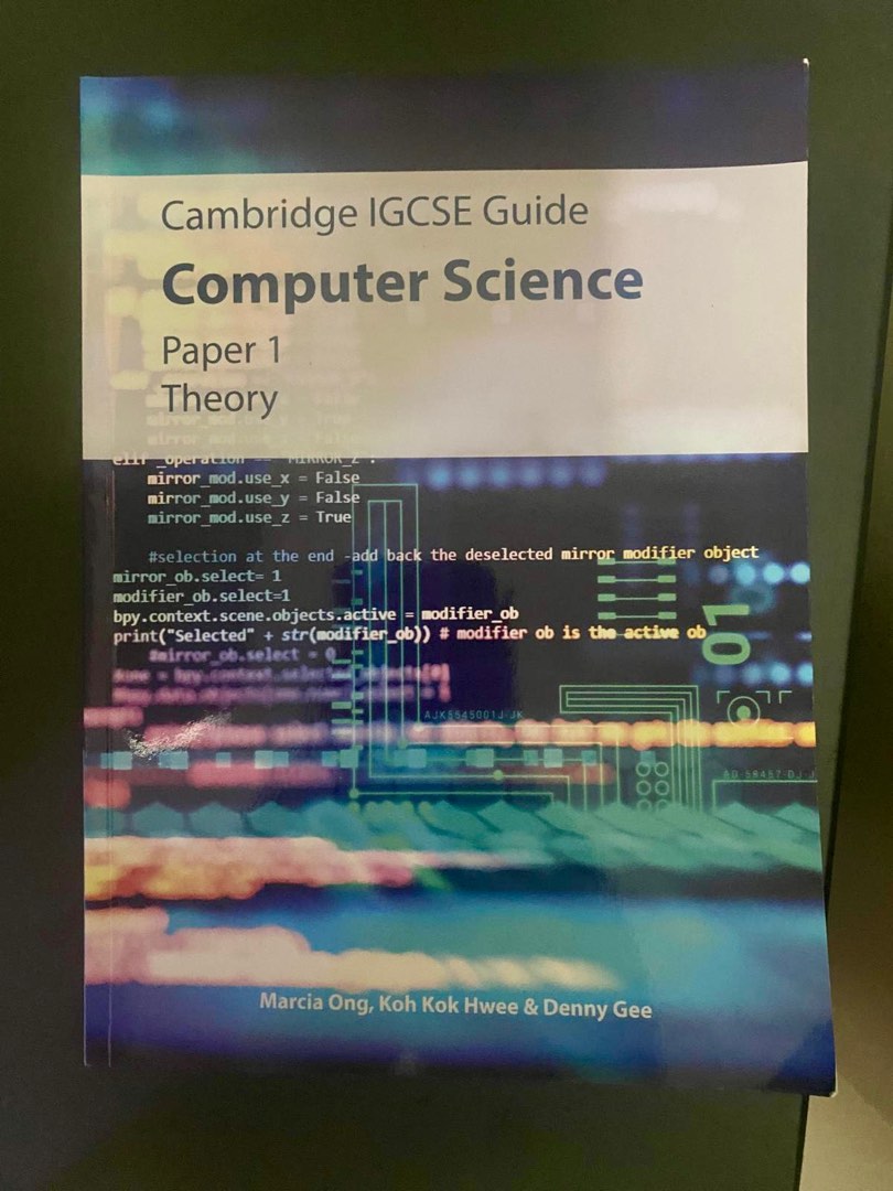 Computer Science Paper 1 Theory ( Cambridge IGCSE ), Hobbies & Toys ...