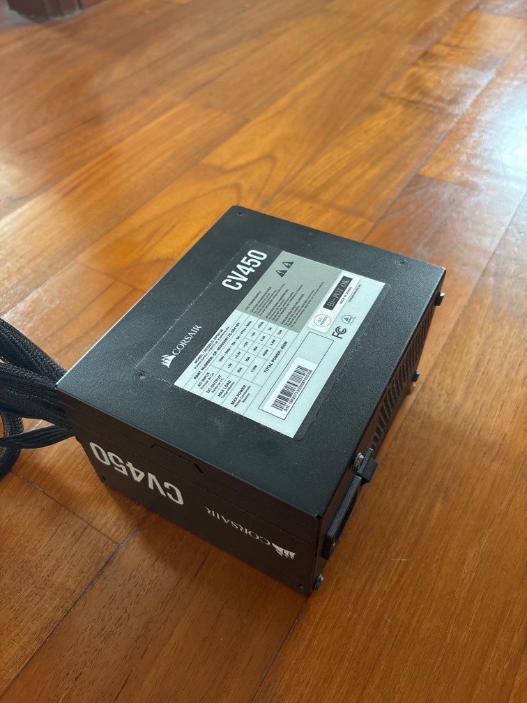 Corsair CV450 PSU 80+bronze, Computers & Tech, Parts & Accessories ...