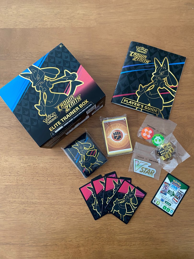 Crown Zenith Elite Trainer Box ETB Opened, Hobbies & Toys, Toys & Games ...