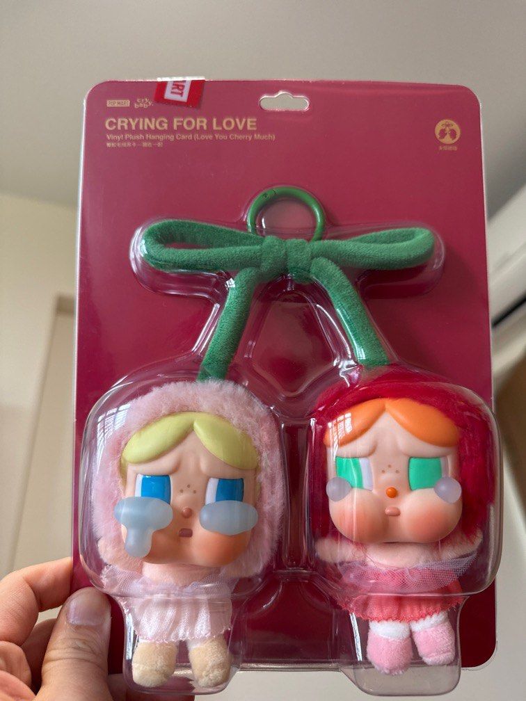 Crybaby Popmart: Crying for Love Vinyl Plush Hanging Card, Hobbies ...