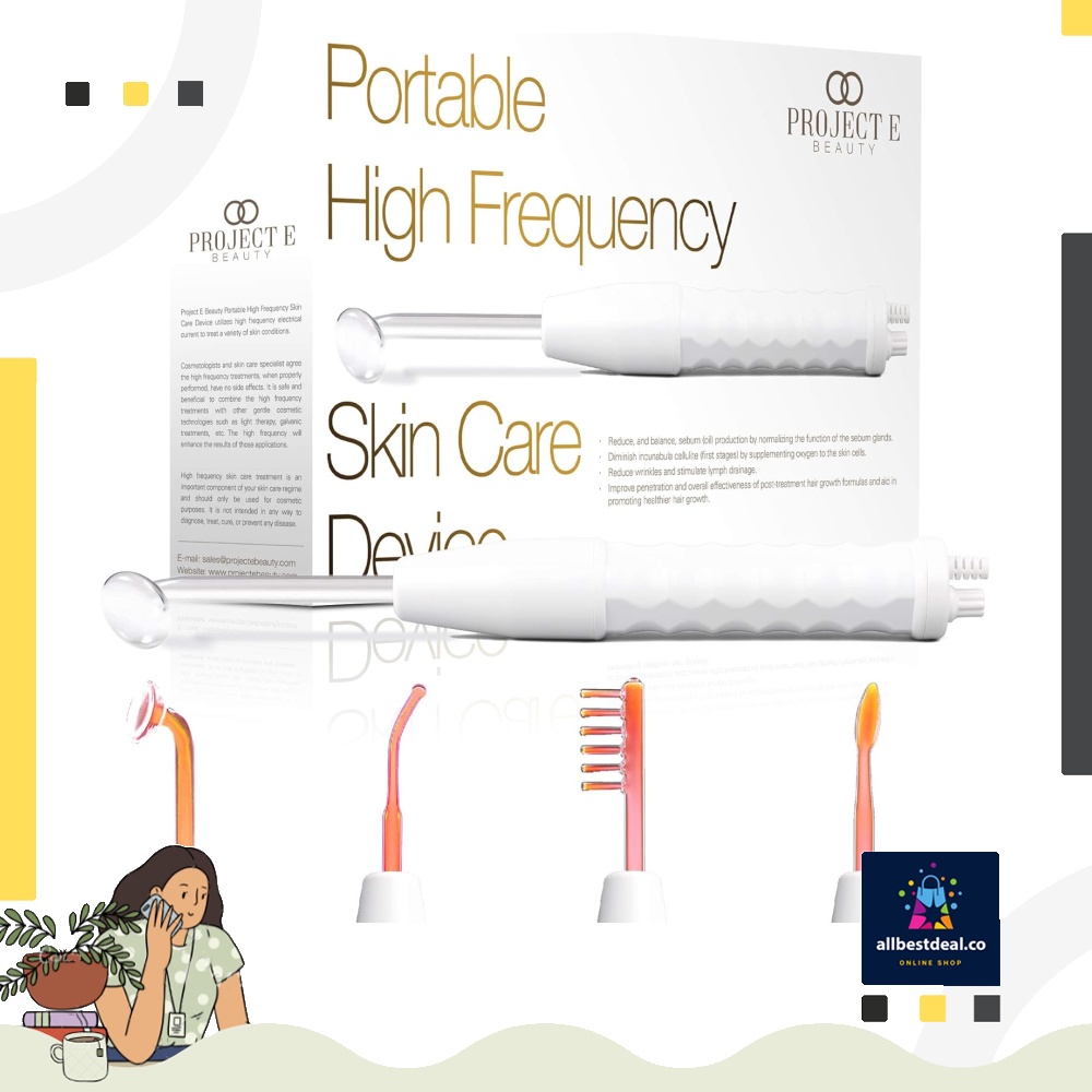 D'arsonval High Frequency Wand Neon Gas by Project E Beauty | Anti ...