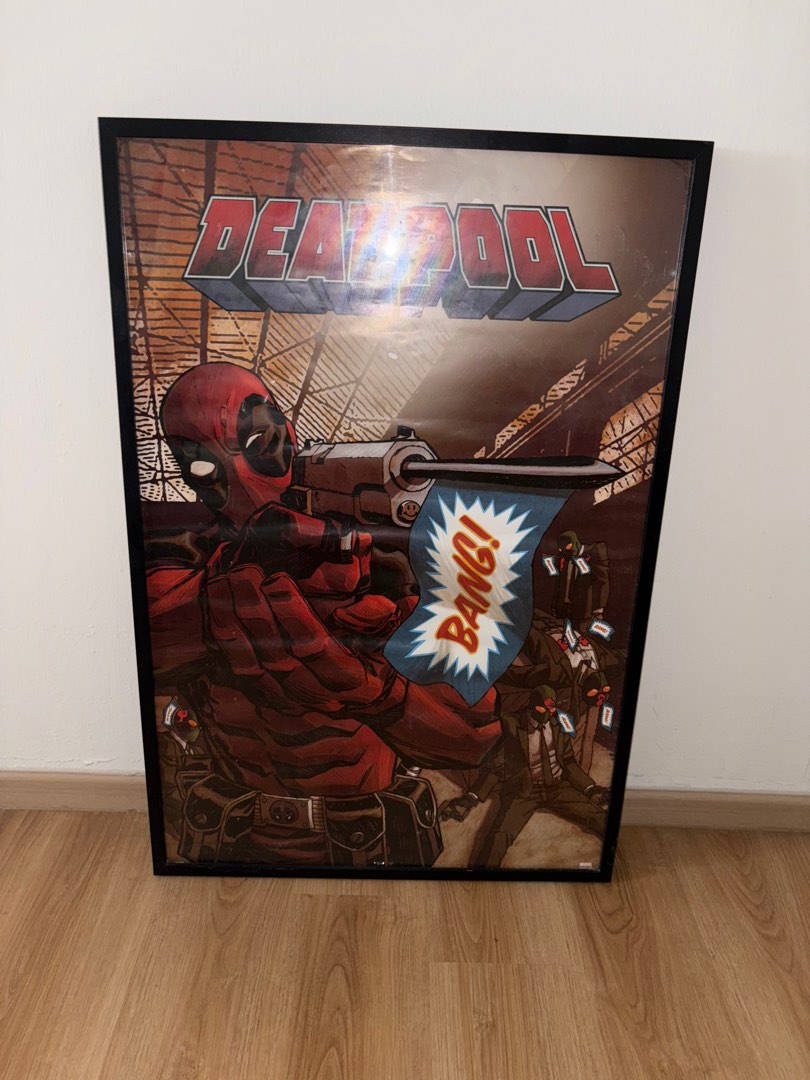 Deadpool Poster (Without Frame), Furniture & Home Living, Home Decor ...