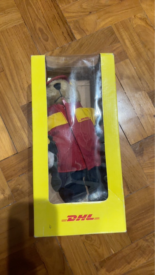 DHL Bear Plush Toy Collectible, Hobbies & Toys, Toys & Games on Carousell