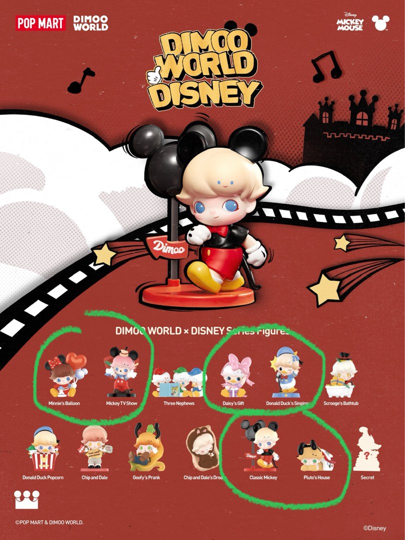 DIMOO WORLD Disney, Hobbies & Toys, Toys & Games on Carousell