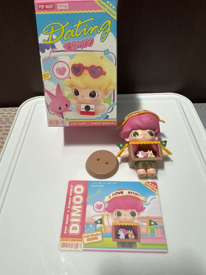 Dimoo Popmart Dating Series Figurine, Hobbies & Toys, Toys & Games on ...