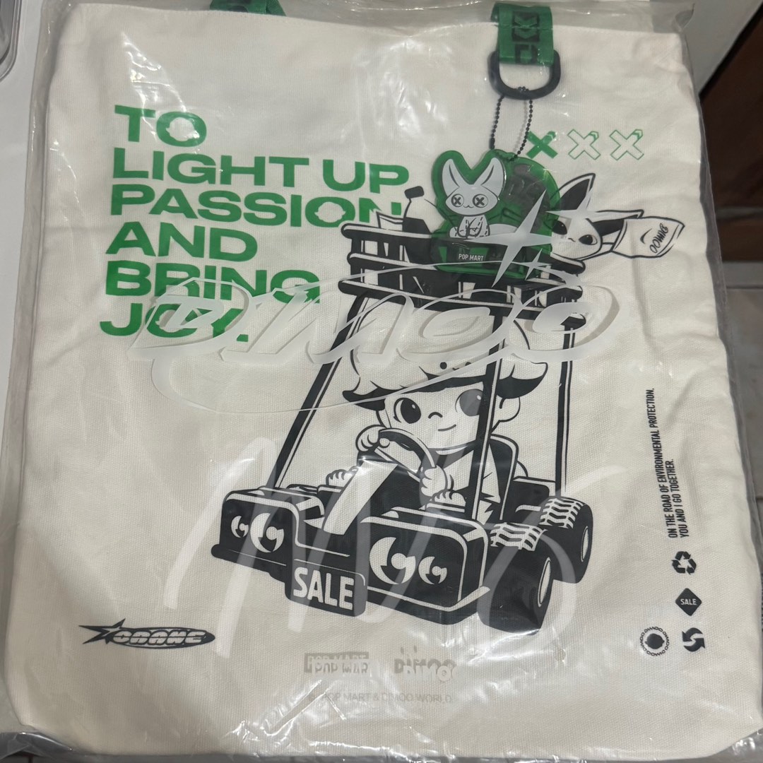 Dimoo Tote Bag, Hobbies & Toys, Toys & Games on Carousell