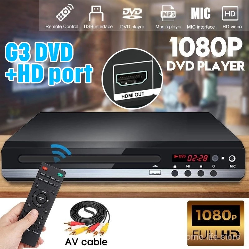 DVD Player with Dolby Digital Sound 1080p HD Upscaling DVDs HDMI and ...