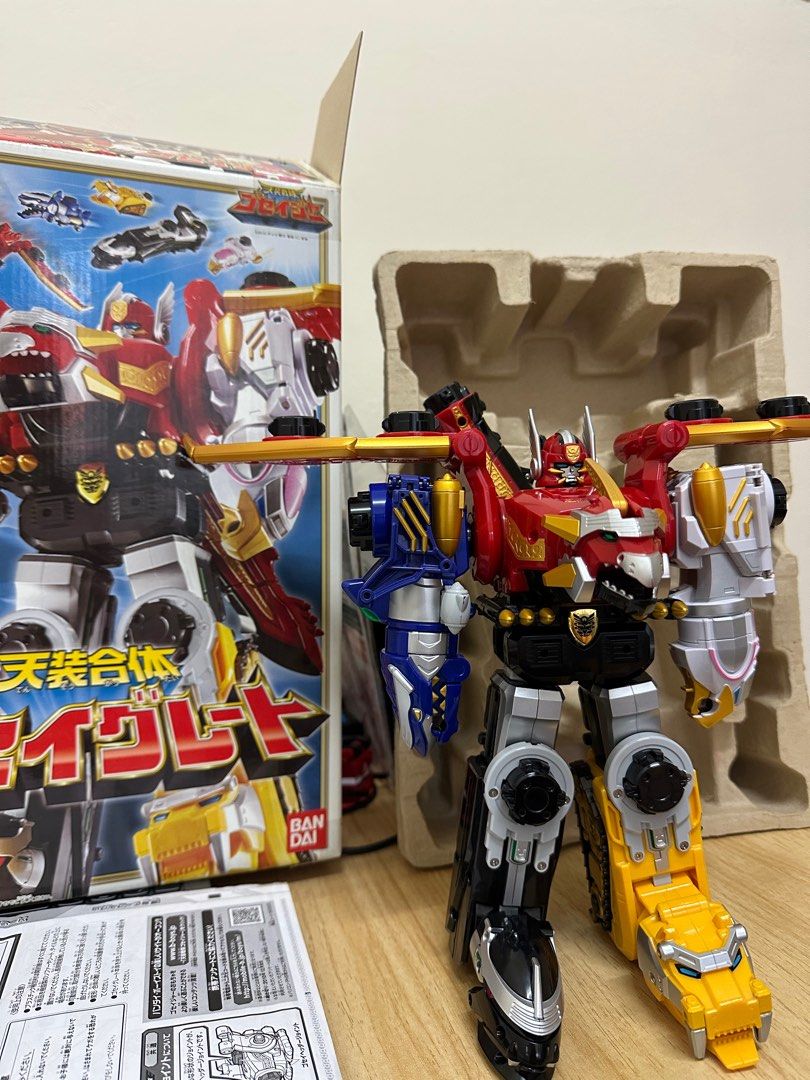 DX Bandai Tensou Sentai Goseiger Gosei Great Power Rangers Megaforce Megazord Zords, Hobbies ...