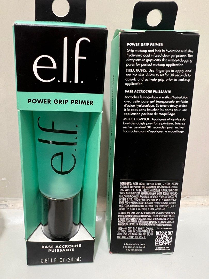 elf Power Grip Primer, Gel-Based & Hydrating Face Primer For Smoothing ...