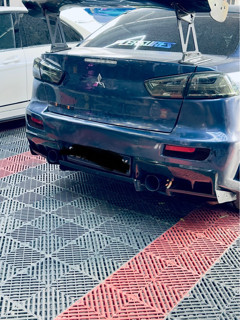 Evo x diffuser / lancer ex , Car Accessories, Accessories on Carousell