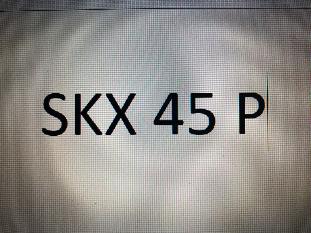 For sale 2 Digit car number plate SKX 45 P, Car Accessories, Car Plates ...