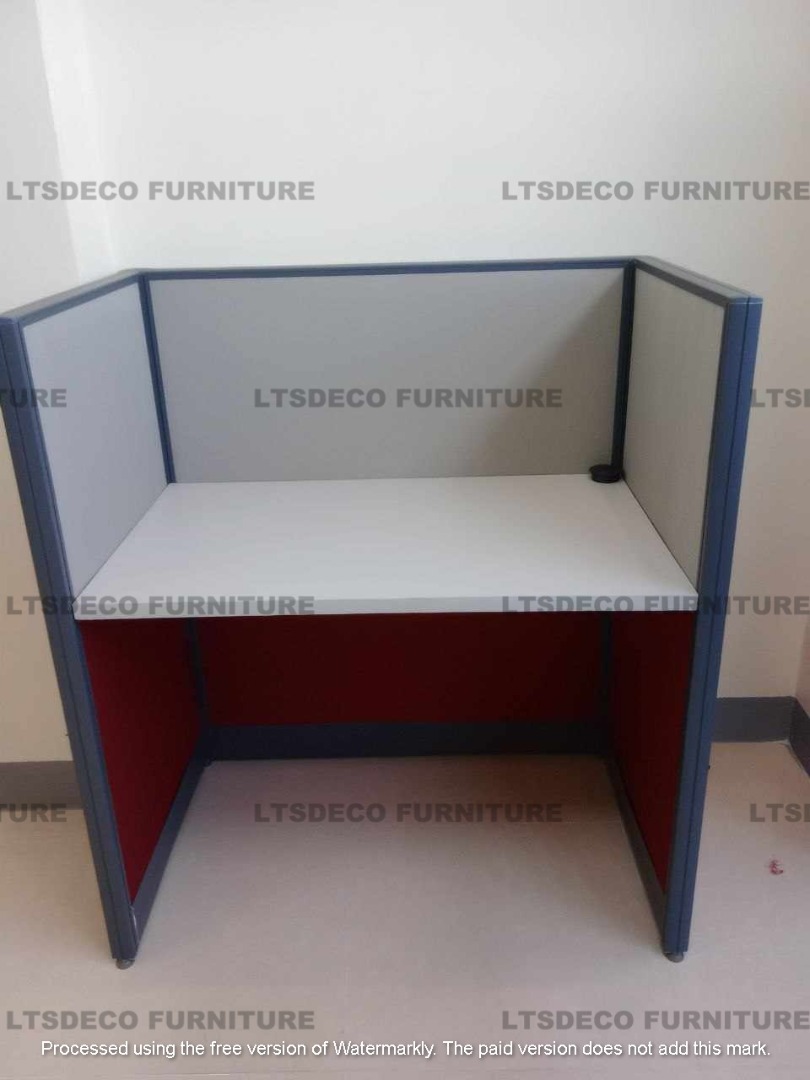 Full fabric workstation cubicle solo | office partition | office ...