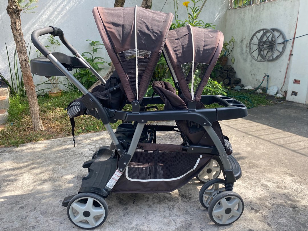Graco Double Stroller, Babies & Kids, Going Out, Strollers on Carousell