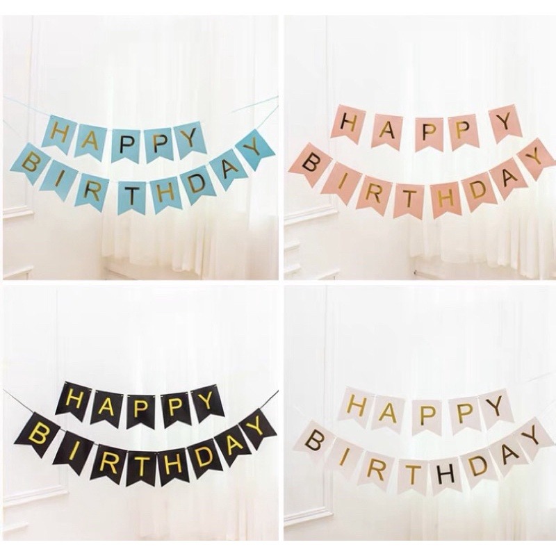 Happy Birthday Alphabet Letter Banner /Bunting Party Wall Deco, Hobbies ...