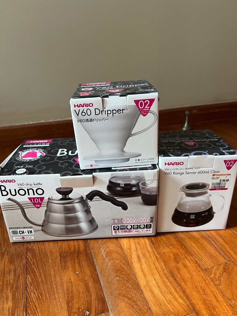 Hario Drip Coffee Set, TV & Home Appliances, Kitchen Appliances, Coffee ...