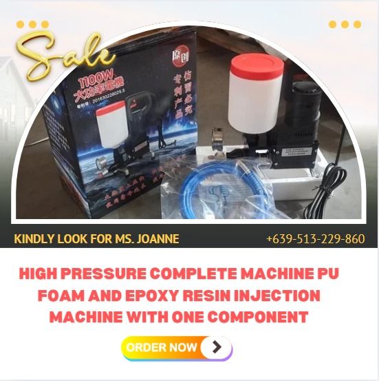 High Pressure Complete Machine Pu Foam and Epoxy Resin Injection ...