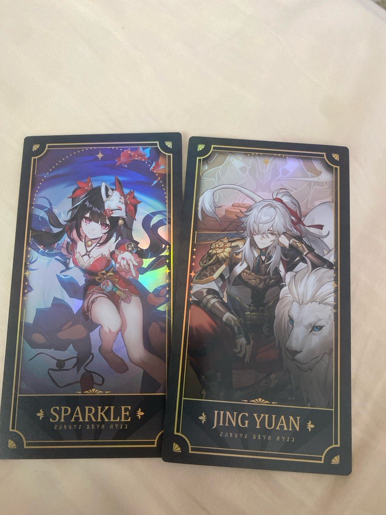 Hsr honkai star rail anniversary card jing yuan jingyuan sparkle first ...