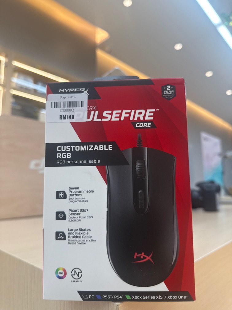 HyperX Pulsefire Core Gaming Mouse, Computers & Tech, Parts & Accessories, Mouse & Mousepads on ...