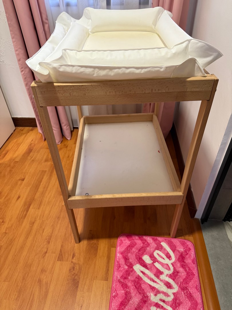 IKEA Sniglar changing table + ikea Skotsam baby mat, Babies & Kids ...