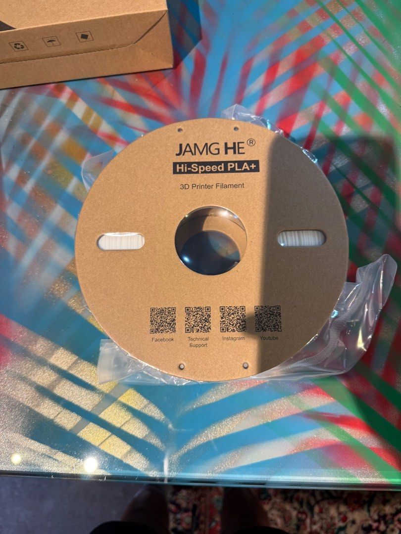 JAMGHE High-Speed 3D Printing Filament (White,Black,Grey), Computers ...