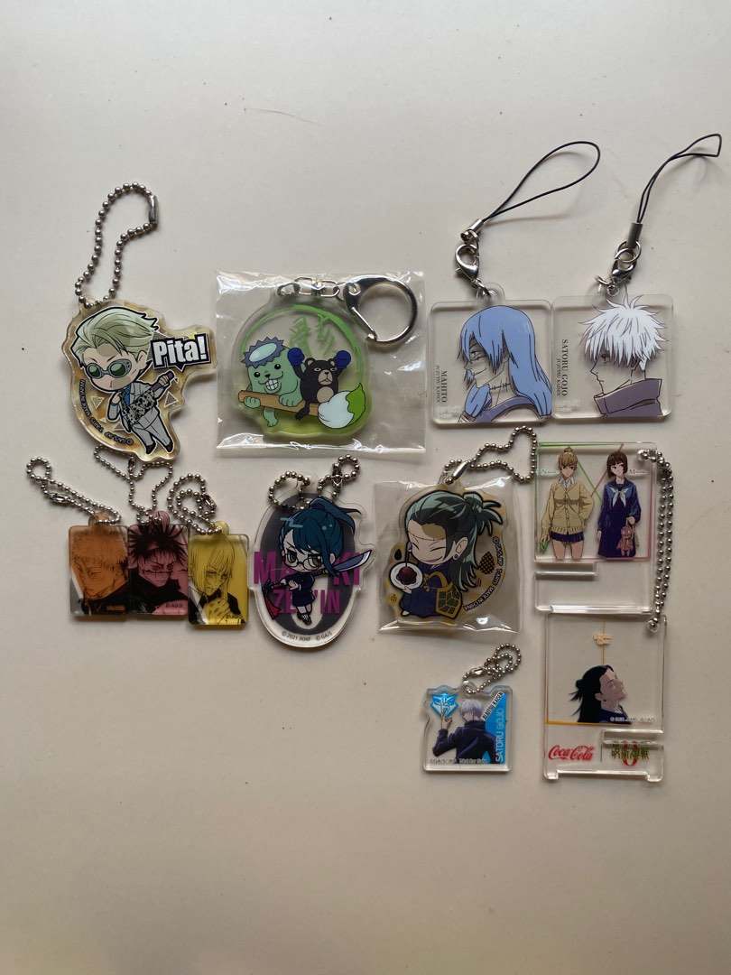 JUJUTSU KAISEN JJK COLLECTIBLE KEYCHAINS, Hobbies & Toys, Collectibles ...