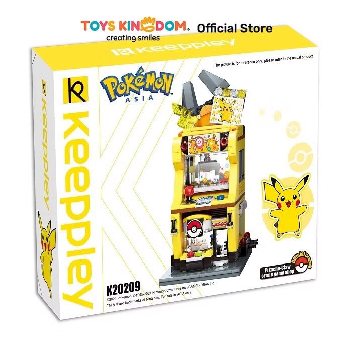 Keeppley Pokemon Pikachu Claw Crane Game, Toys & Collectibles, Mainan ...