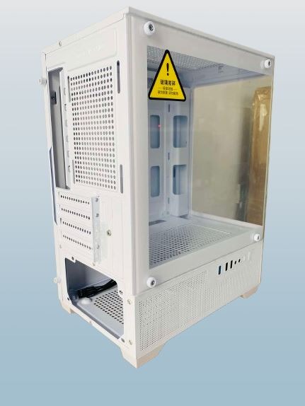 Keytech Robin View / CVS 501 Micro ATX Tempered Glass Front and Side w ...