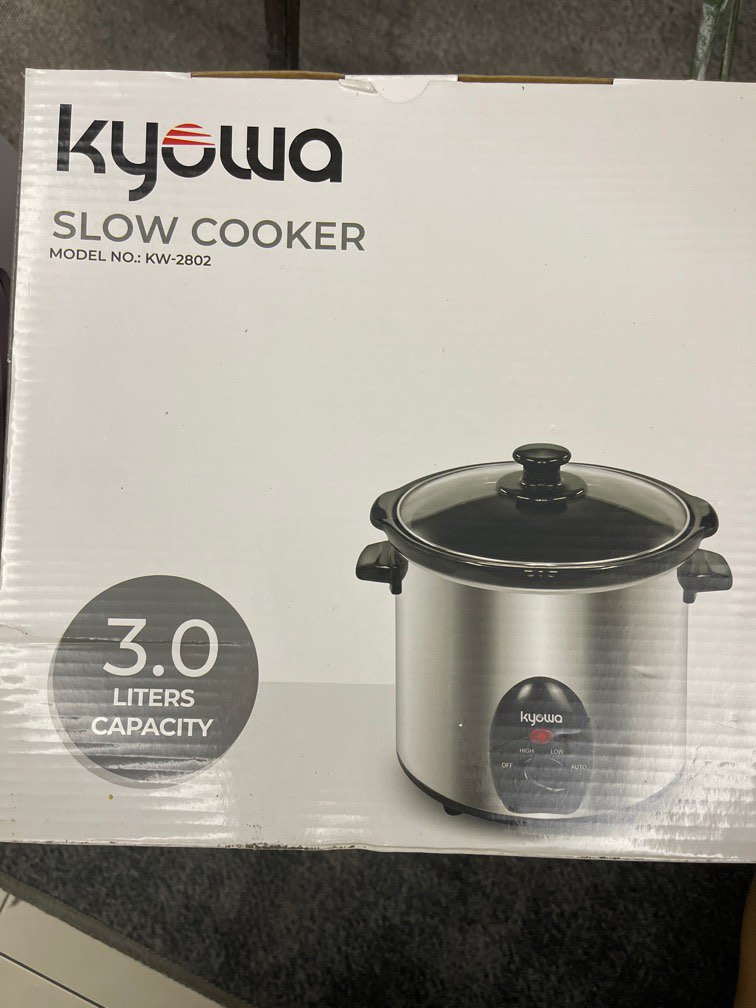 Kyowa Slow Cooker 3liters, TV & Home Appliances, Kitchen Appliances ...